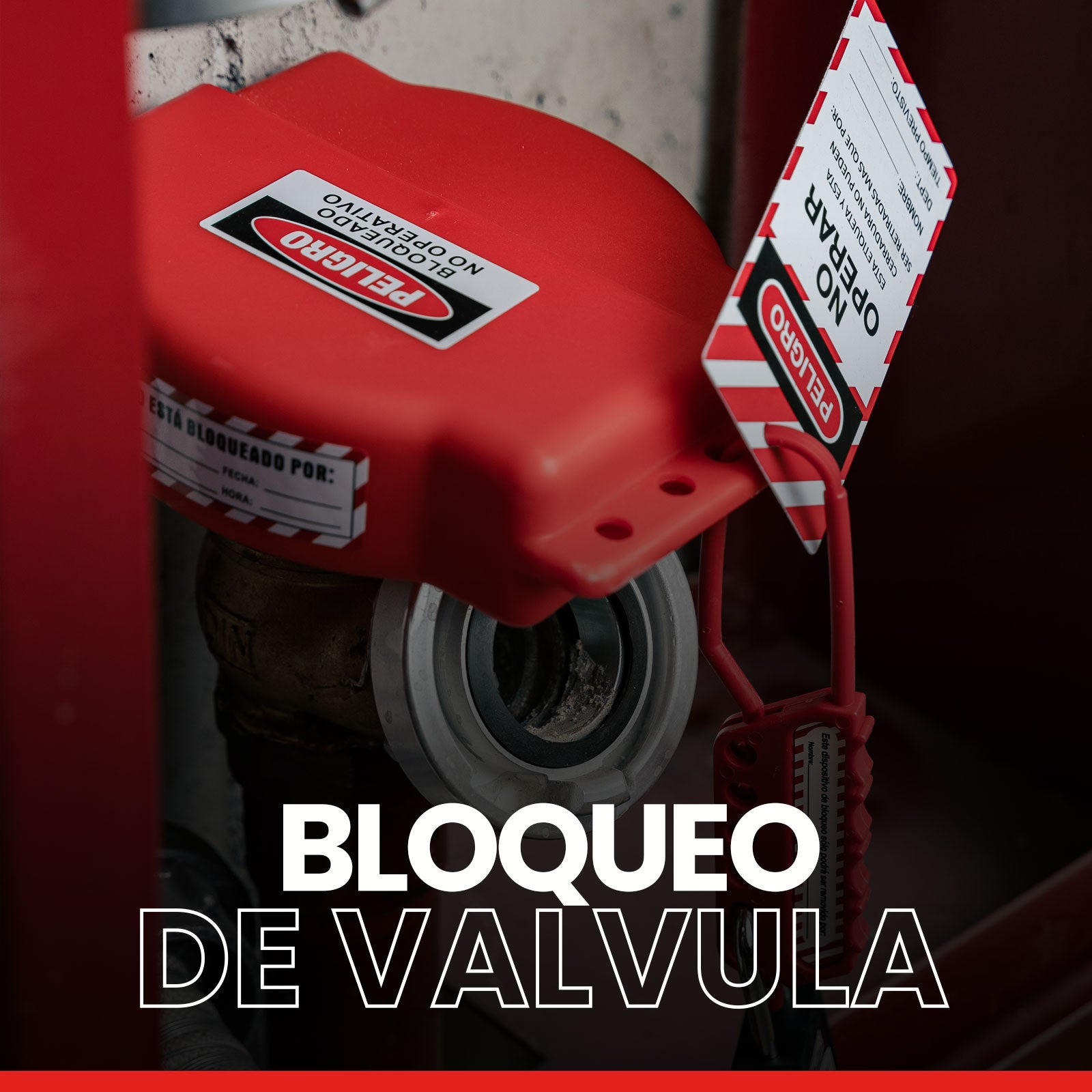Bloqueo de Válvulas LOTO | Dispositivos de Seguridad Industrial en Chile