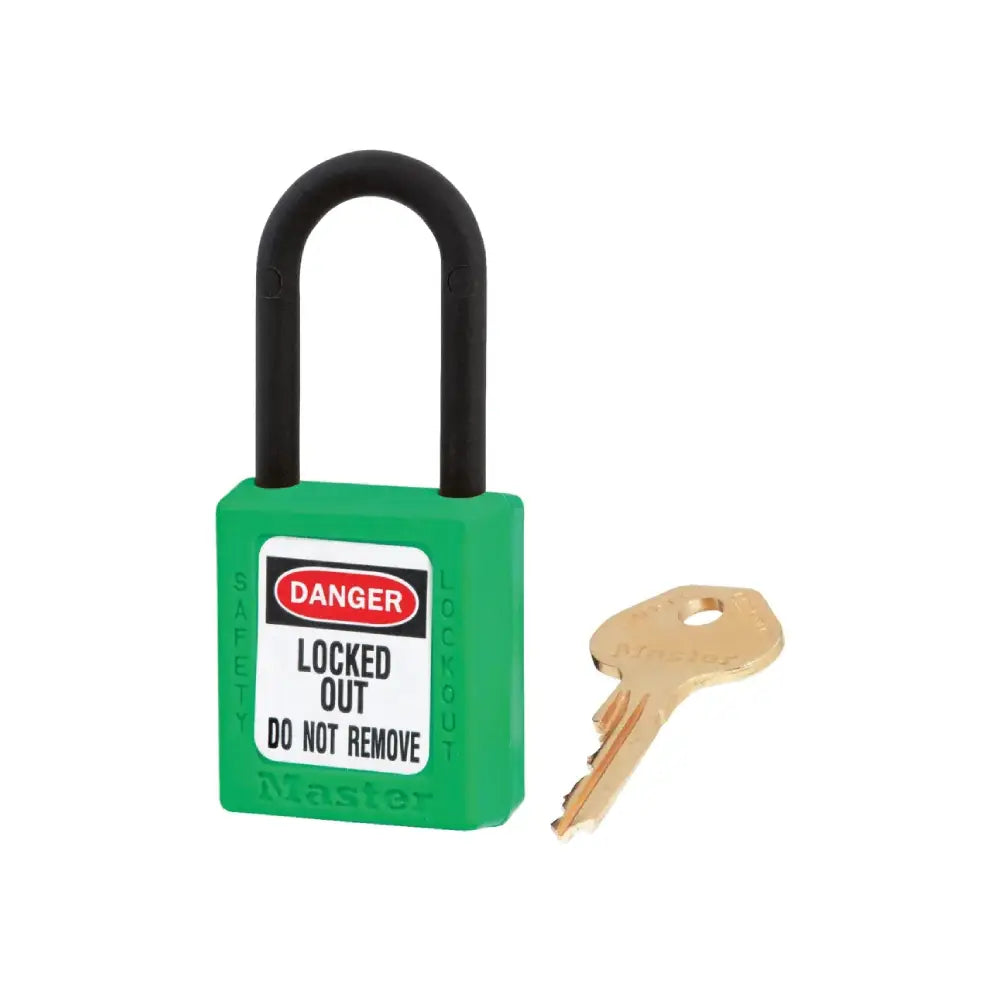 Candado Dieléctrico 406 Verde Master Lock | Seguridad LOTO Industrial